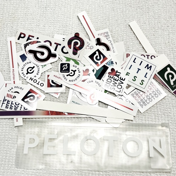Peloton | Other | 6 Individual Peloton Stickers And Zip Bag | Poshmark